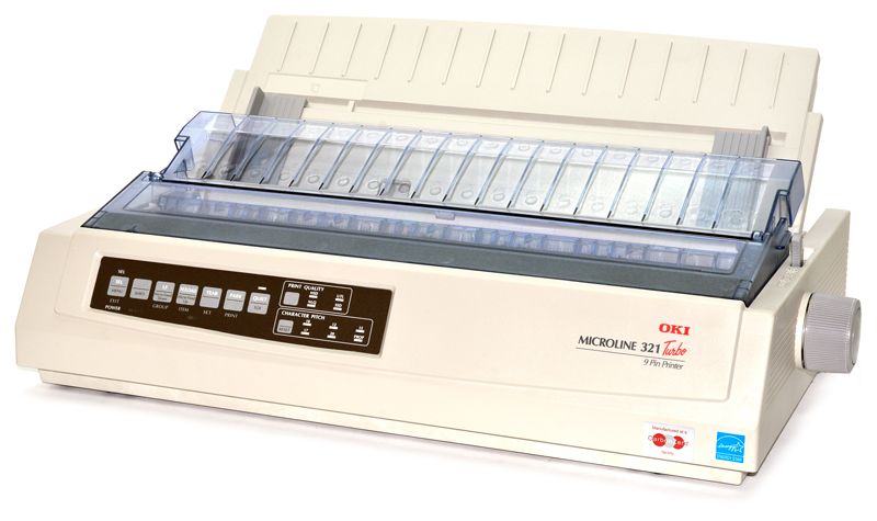 Okidata Microline 321 Turbo Parallel USB Printer (62411701)